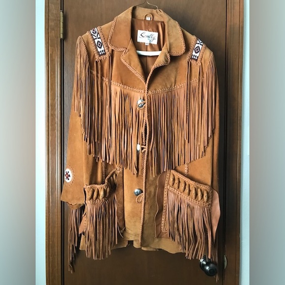 Scully | Jackets & Coats | Vintage Leather Jacket With Fringe | Poshmark